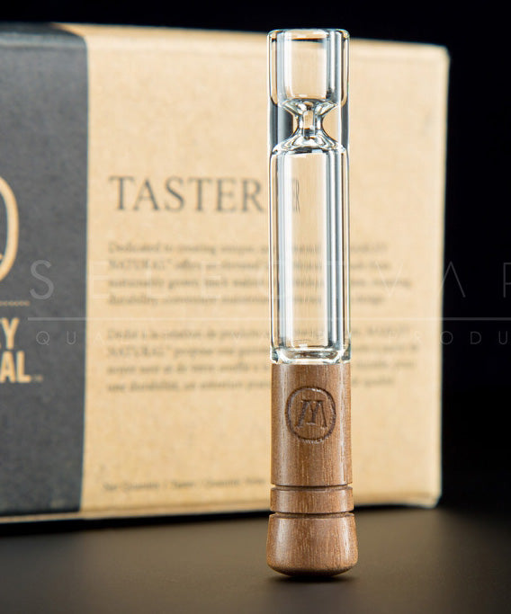 Marley Natural Glass & Walnut Taster - Super Chill Store.com