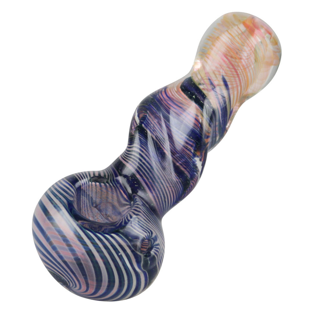 Gold Fumed Inside Out Hand Pipe - 3.5" - Super Chill Store.com