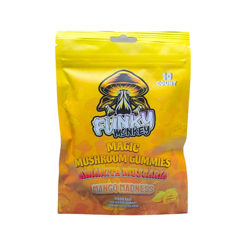 Funky Monkey - Amanita Muscaria - Magic Mushroom Gummies - 5000 MG - M ...